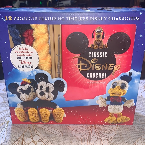 Disney | Other | Nwt Classic Disney Crochet | Poshmark